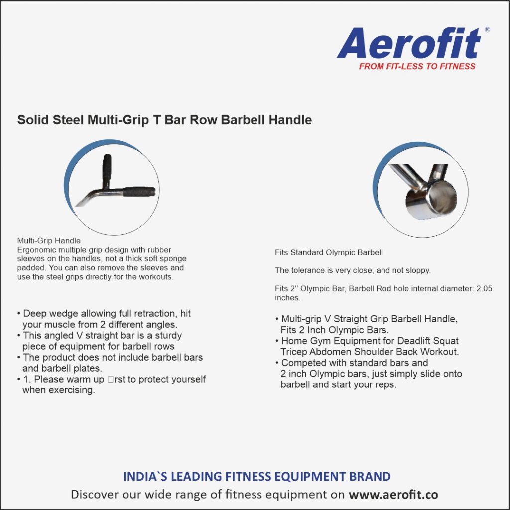 AF - 1301 T-Bar Platform + Solid Handle - Aerofit
