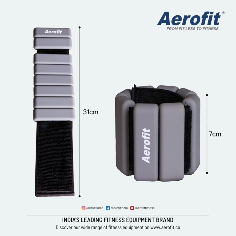 Aerofit Silicon Adjustable Ankle Weights (Pair) - Aerofit
